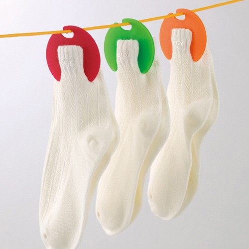 12pcs Sock Clips Sock Organizers Sorters Holders Socks Clip ...