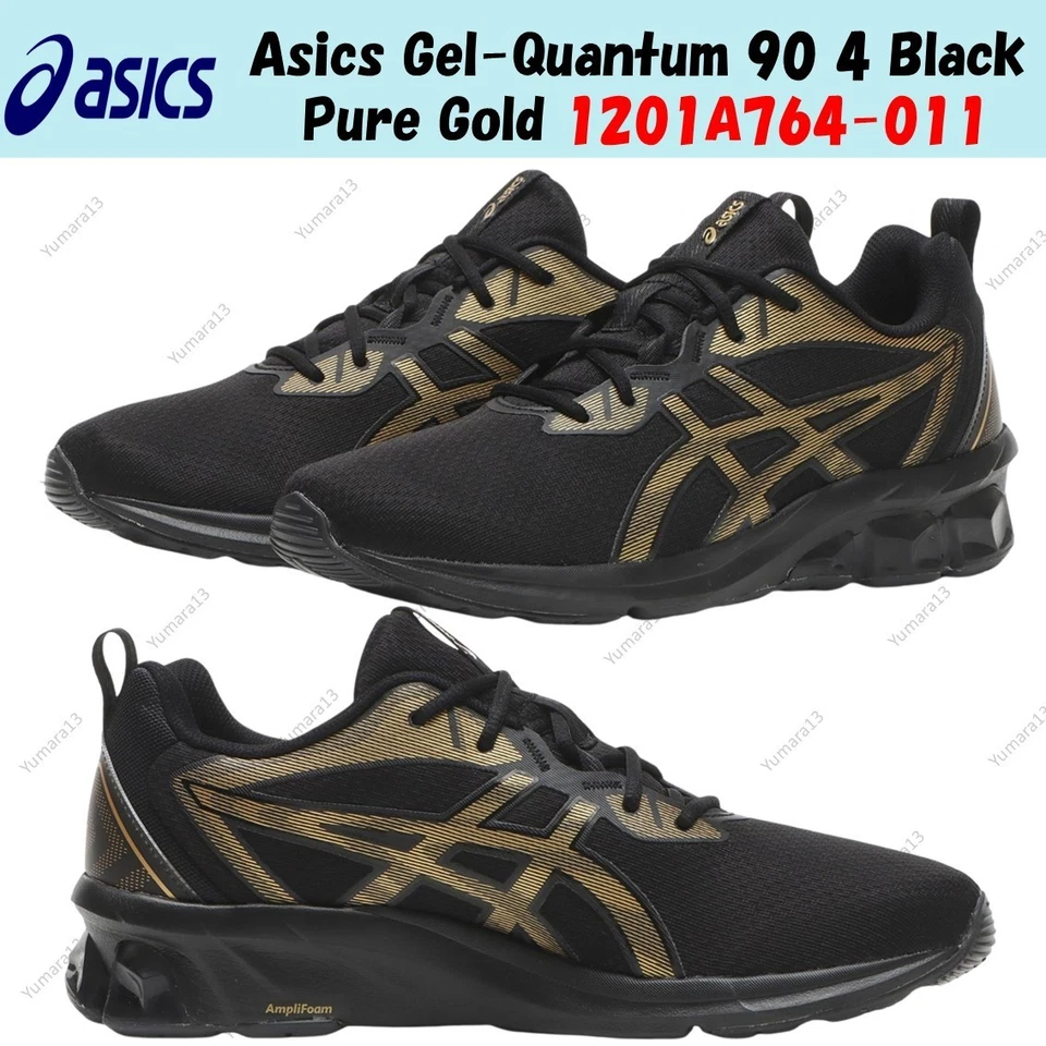 Asics Gel Quantum 90 4 Black Pure Gold for sale | eBay