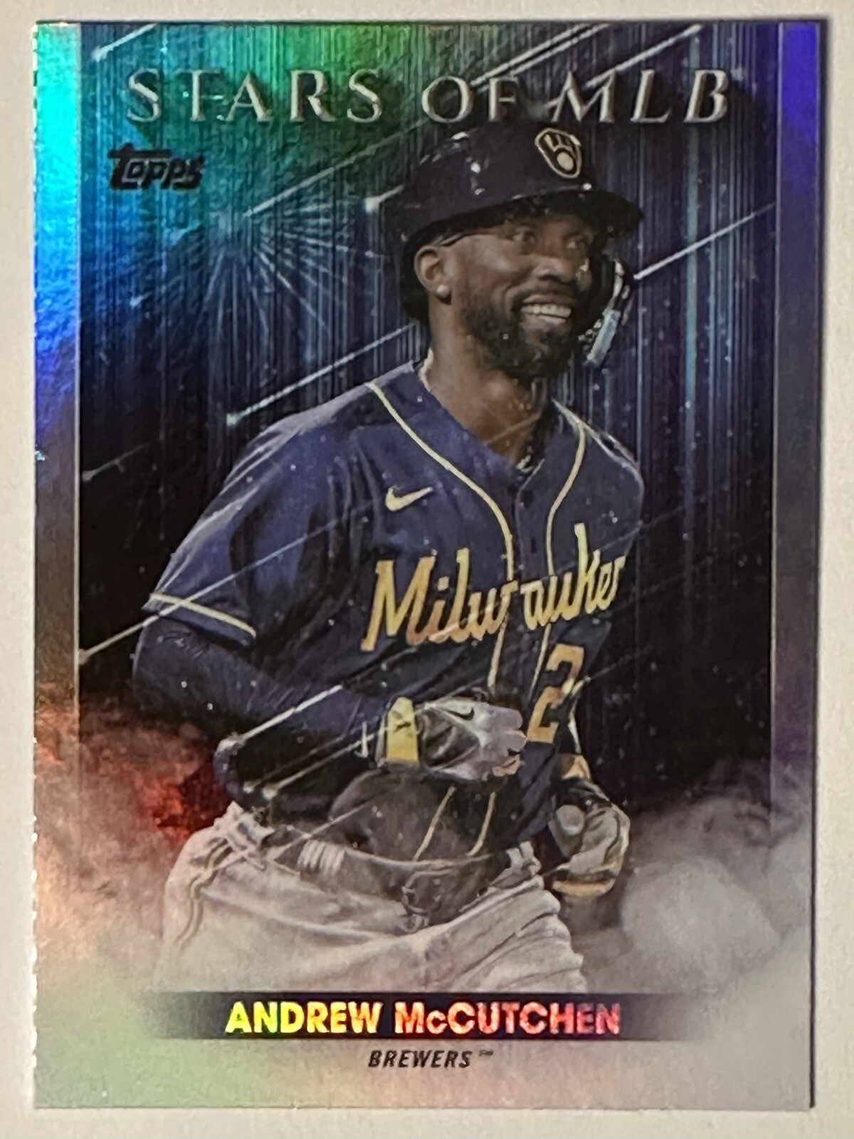 2022 Topps Baseball Stars Of MLB Card #SLMB-78 Andrew McCutchen Brewers ...