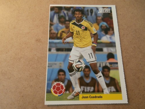 JUAN CUADRADO (COLOMBIA), FOOTBALL ROOKIE CARD SO FOOT (JT29) | eBay