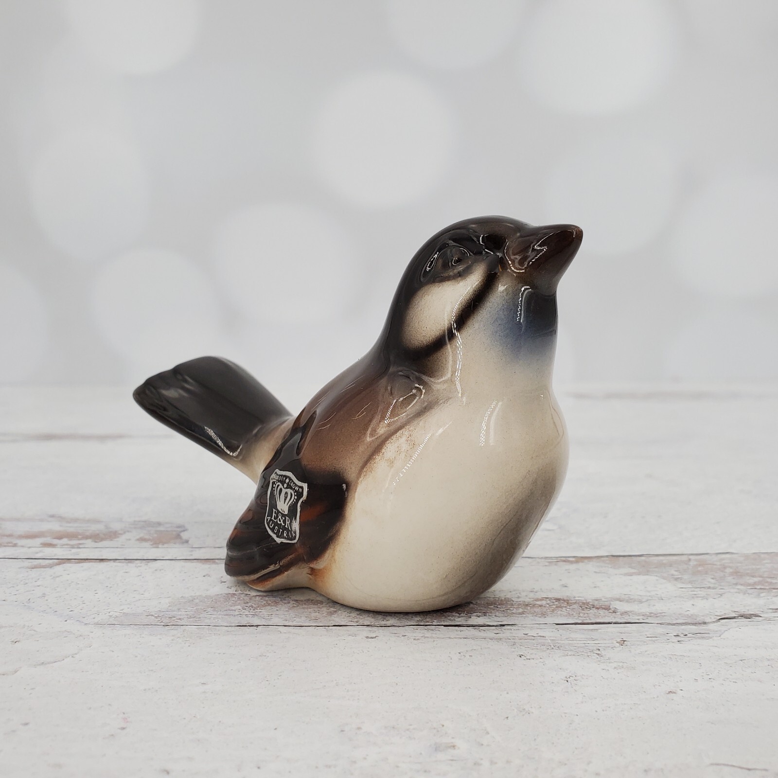 Vintage Ebeling & Reuss E & R Austria Sparrow Bird Porcelain Figurines ...