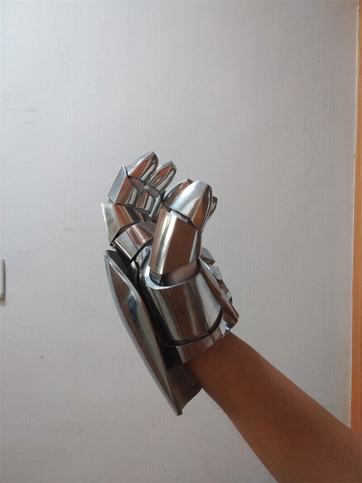 Iron Man Metal Palm Right Hand Palm Glow Cosplay Prop Men Adult ...