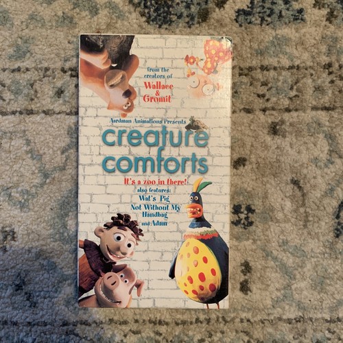 CREATURE COMFORTS Wallace & Gromit Aardman Animations VHS Nick Park ...