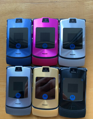 Original Motorola Razr V3i Quad Band Flip GSM MP3 Unlocked Old Used ...