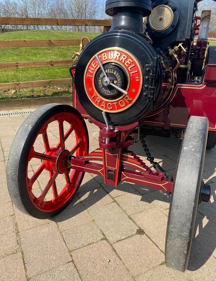 Burrell Model Live Steam Traction Engine | eBay UK