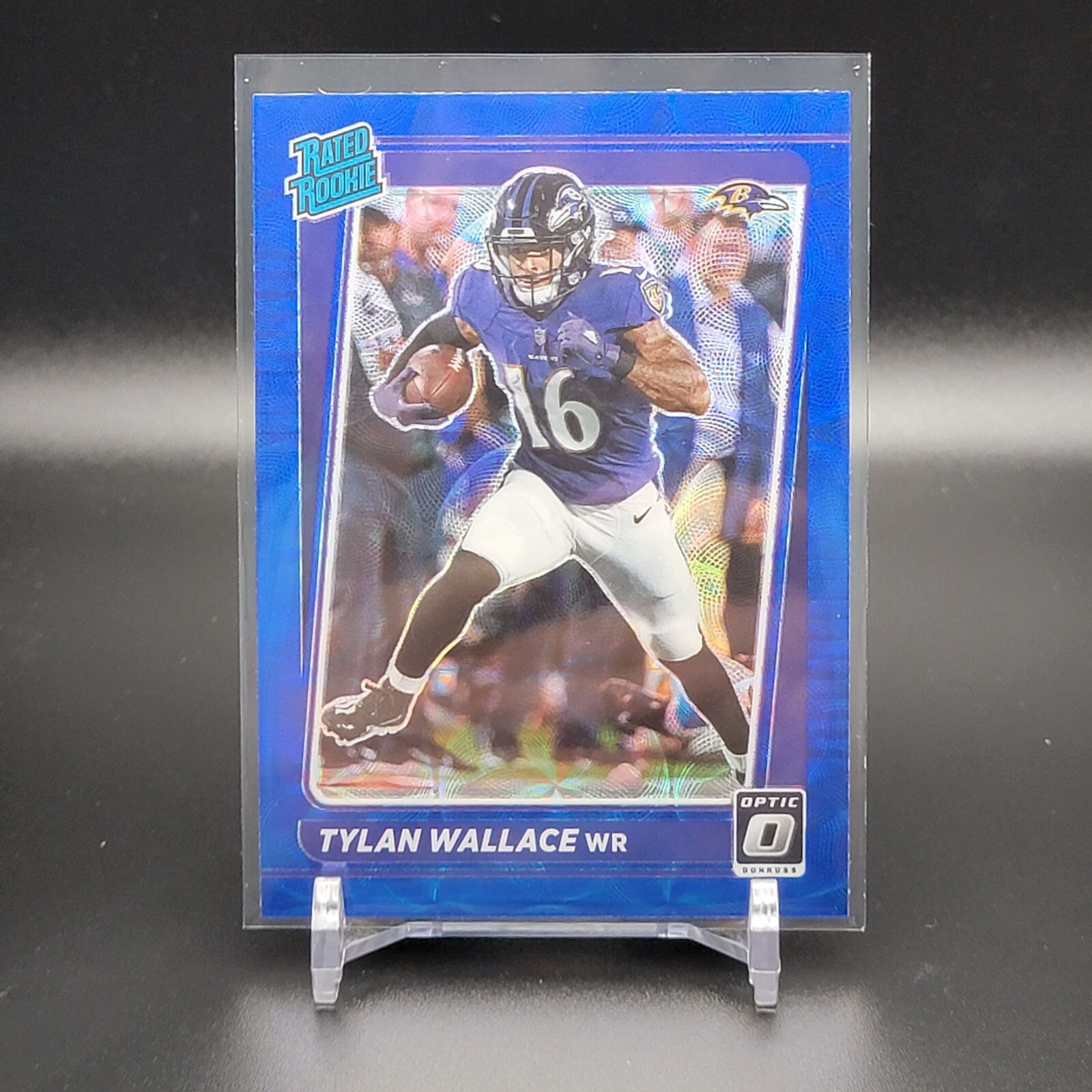 2021 Optic TYLAN WALLACE #226 Rated Rookie BLUE SCOPE PRIZM SP RC ...