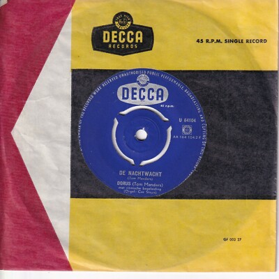 7inch DORUS twee motten / de nachtwacht HOLLAND EX (S0861) | eBay