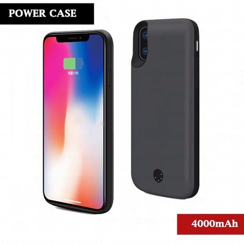 External Battery Backup Hard Case Charger Power Bank for iPhone X Xs Xr ...