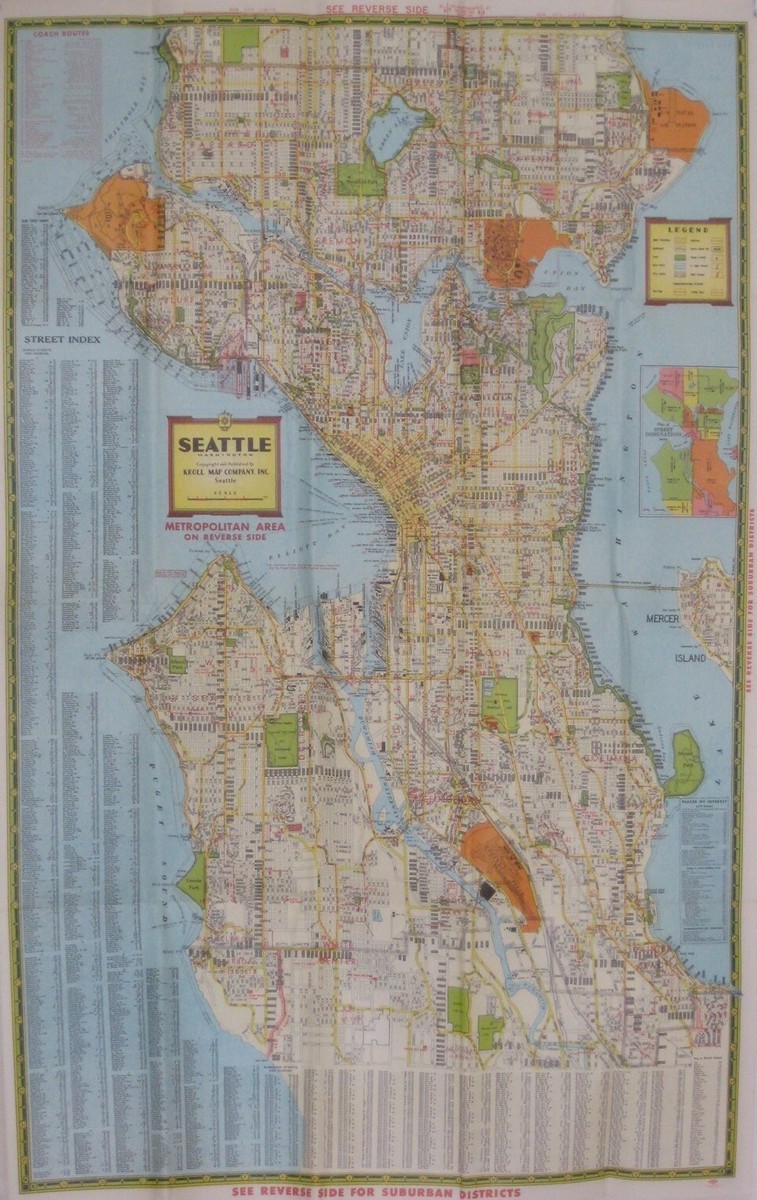 Seattle City Street Maps