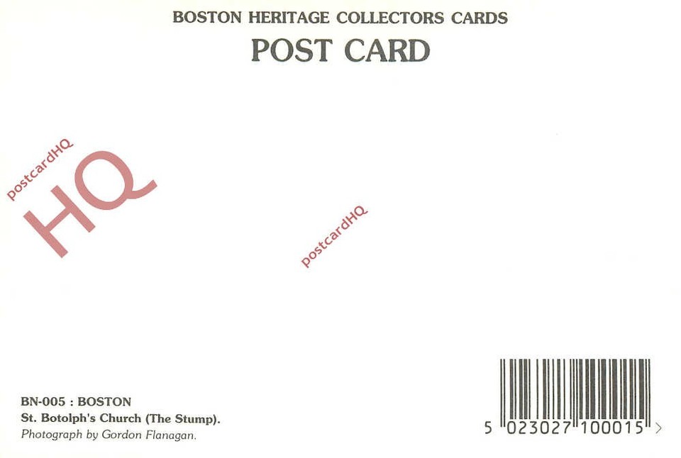 Picture Postcard_ Boston, St. Botolph's Church (The Stump) [Heritage ...