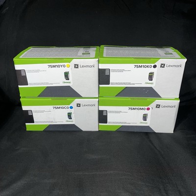 NEW OEM LEXMARK CS531, 632, CX532, 635 75M10K0, 75M10C0, 75M10Y0 ...