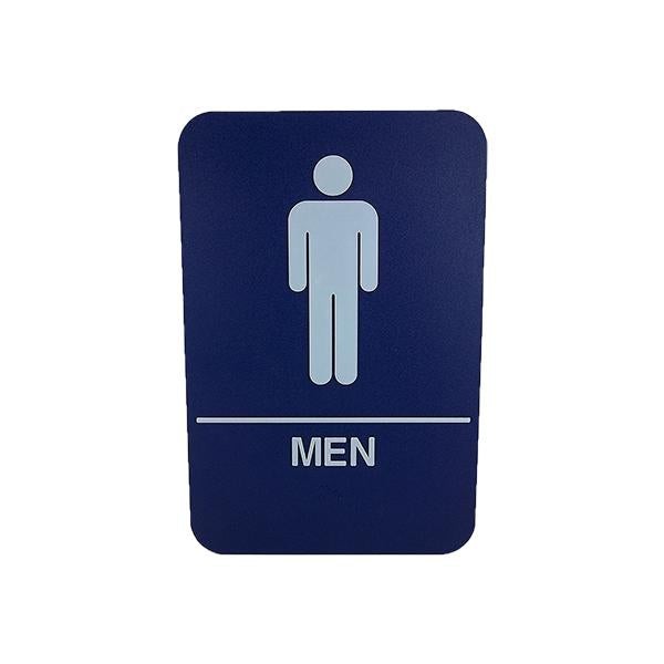 Cal Royal Men Restroom Sign, 6" x 9" | eBay