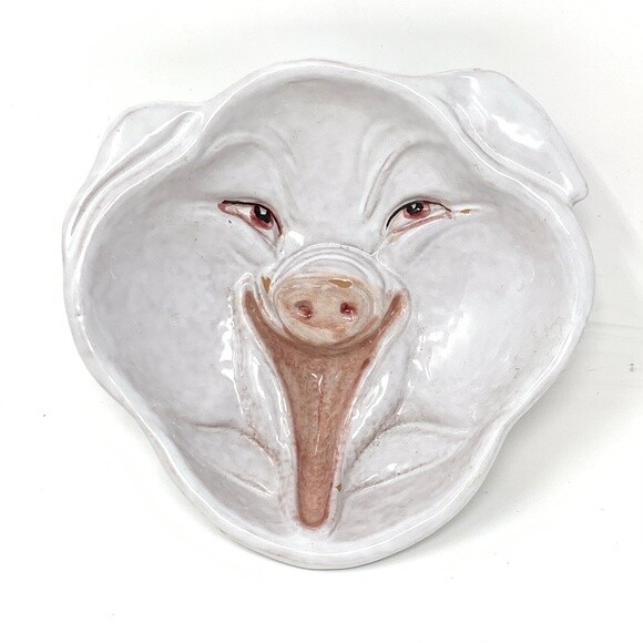 Very Cute Ceramic Pig Serving Dish Made in Italy | eBay