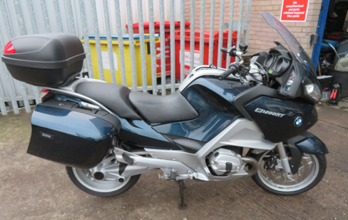 BMW R1200RT MU 49K FRESH MOT BLUE FULL LUGGAGE SET ABS HEATED SEAT ...