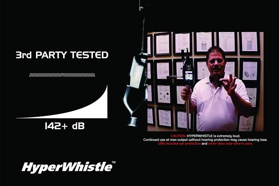 Hyperwhistle the Original Worlds Loudest Whistle up to 142Db Loud, Very ...