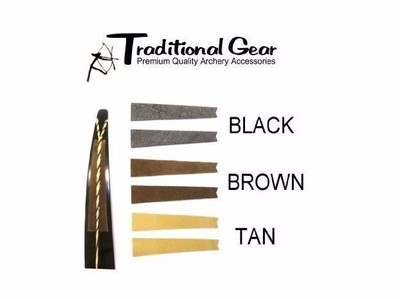 BROWN STRING GROOVE SILENCER SILENCERS Traditional RECURVE BOW ADHESIVE ...