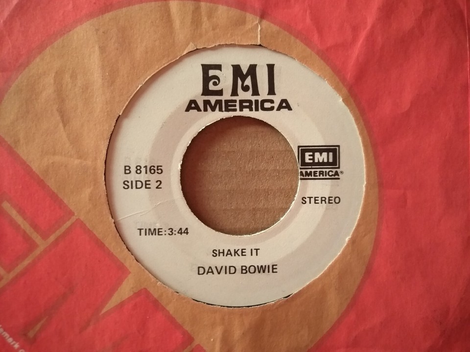 David Bowie China Girl/Shake It 1983 US Promo Rare Copy With EMI USA ...