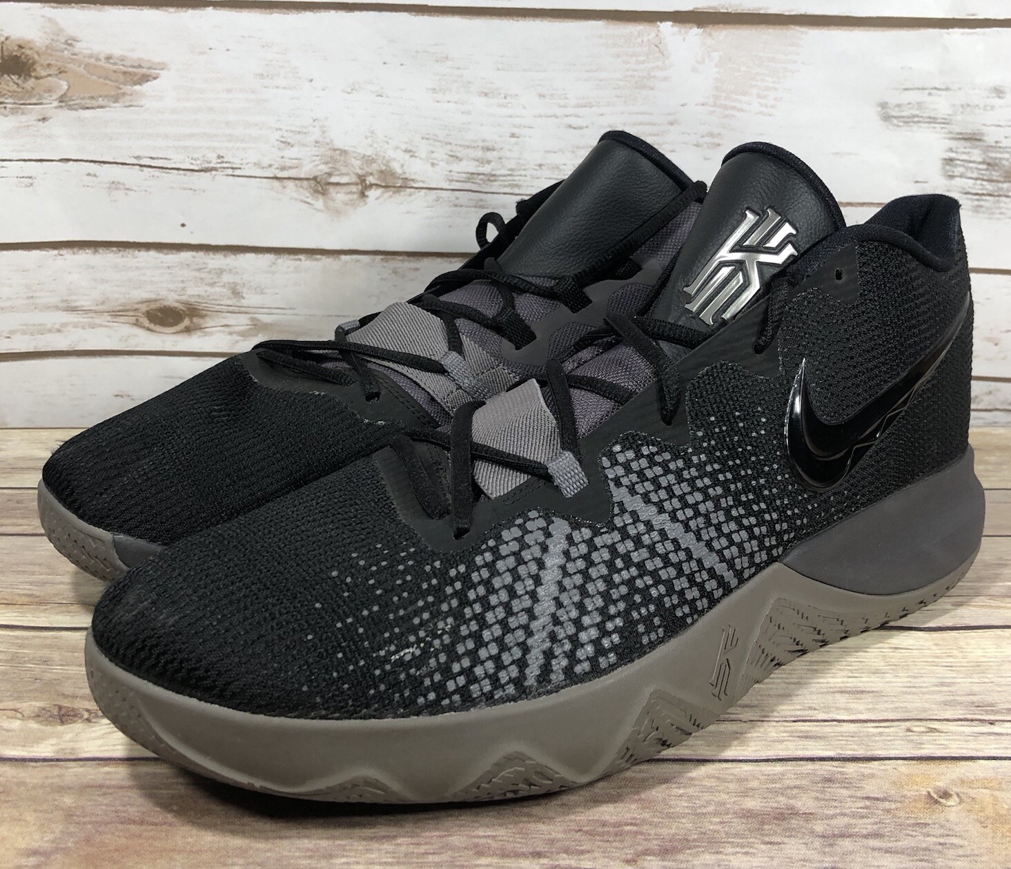Nike Kyrie Irving Flytrap Black Thunder Shoes Mens Si… - Gem