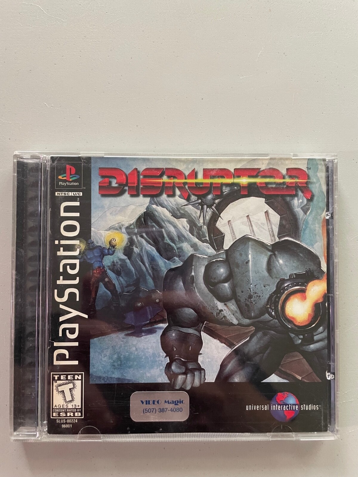 Disruptor (Sony PlayStation 1, 1996) PS1 See Description - CIB with REG ...