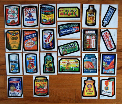 23 Different 1979 Topps Wacky Trading Comedy Stickers on cards | eBay