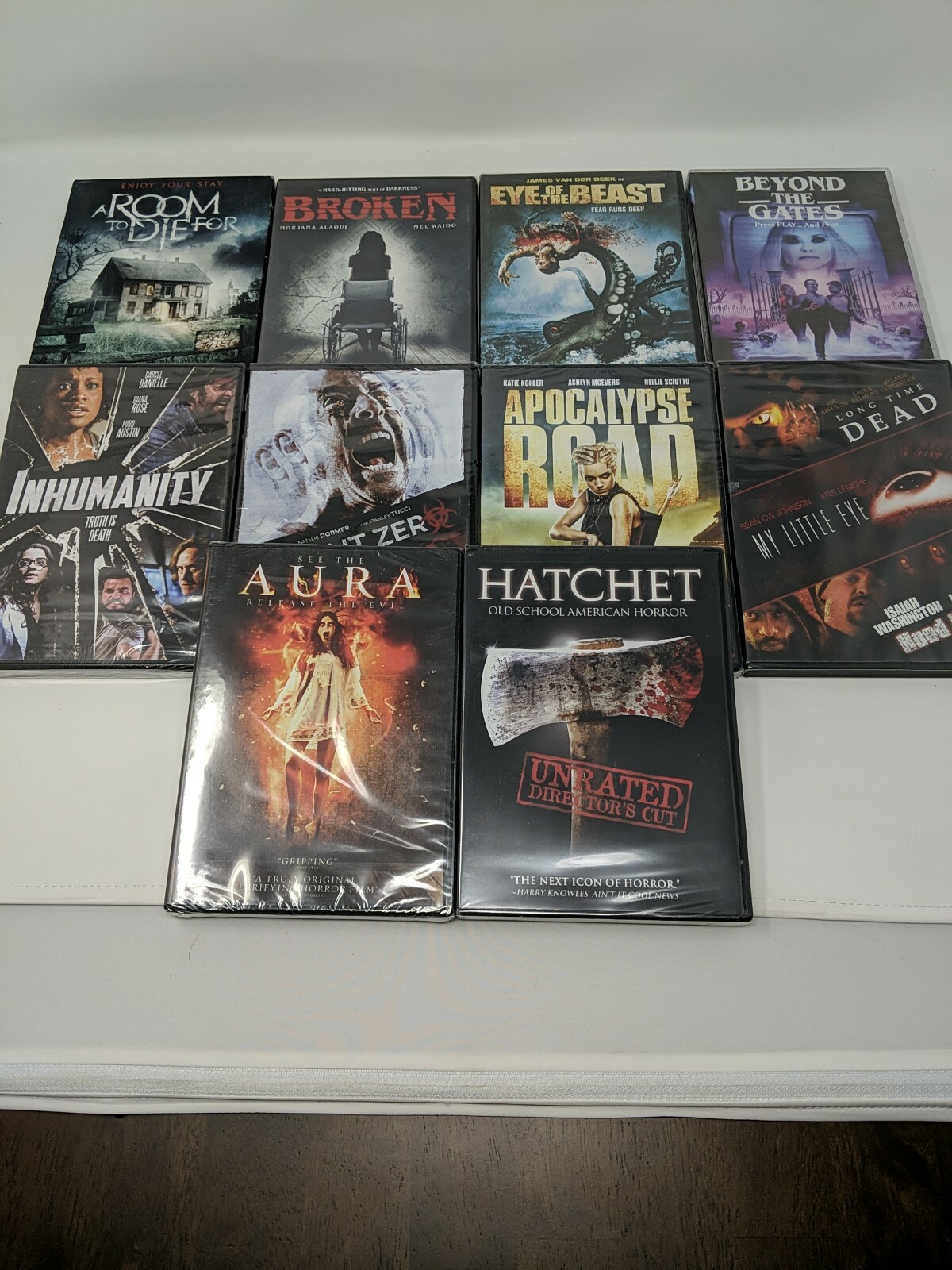 Lot Of 10 Horror Cult Slasher DVD Set NEW SEALED Hatchet Beast Gates ...