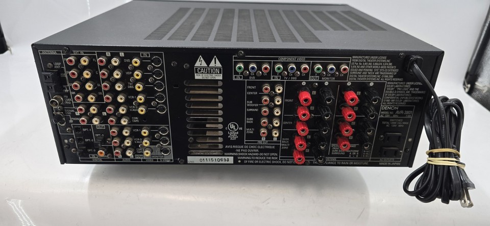 Denon AVR-3801 Surround Sound AV Receiver - TESTED - EB-18140 | eBay