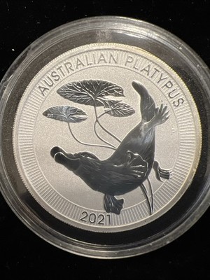 2021 Australia 1.5 oz Silver Platypus • Perth Mint • .9999 Fine • Low ...