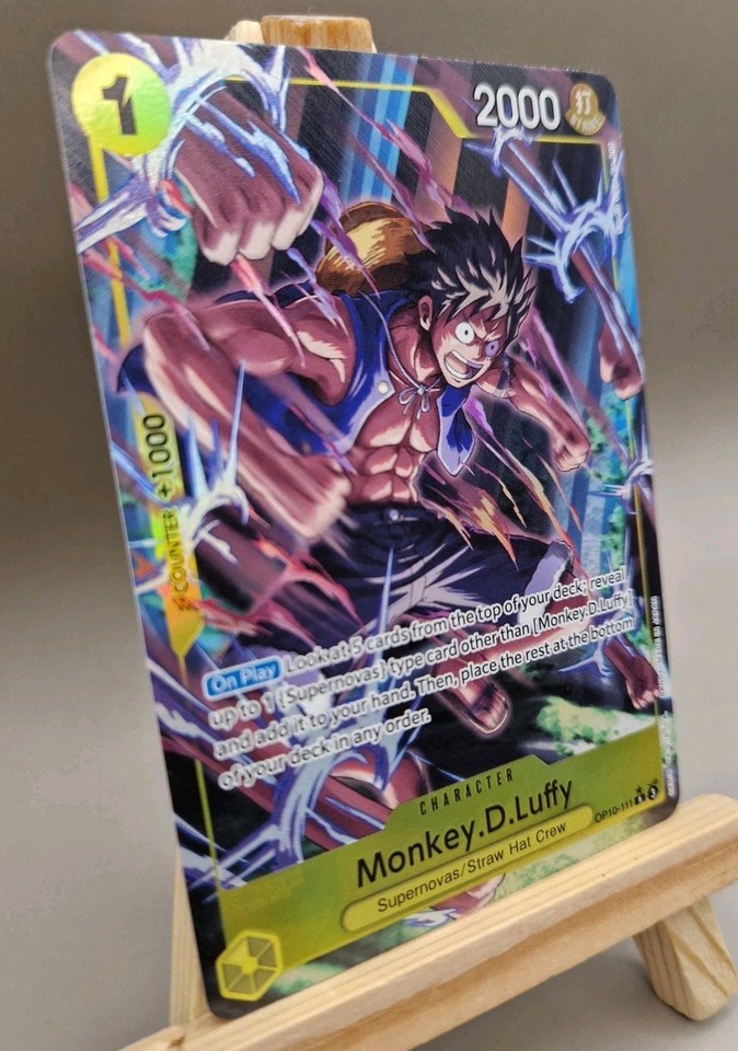 Monkey D. Luffy - OP10-111 - Rare Parallel Alt - One Piece Royal Blood ...