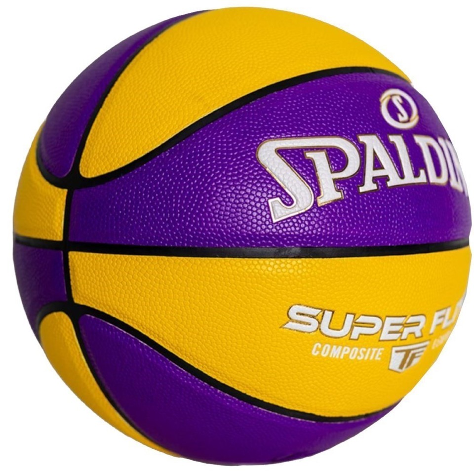 Balls basketball Spalding Super Flite 76930Z Violet-Yellow | eBay