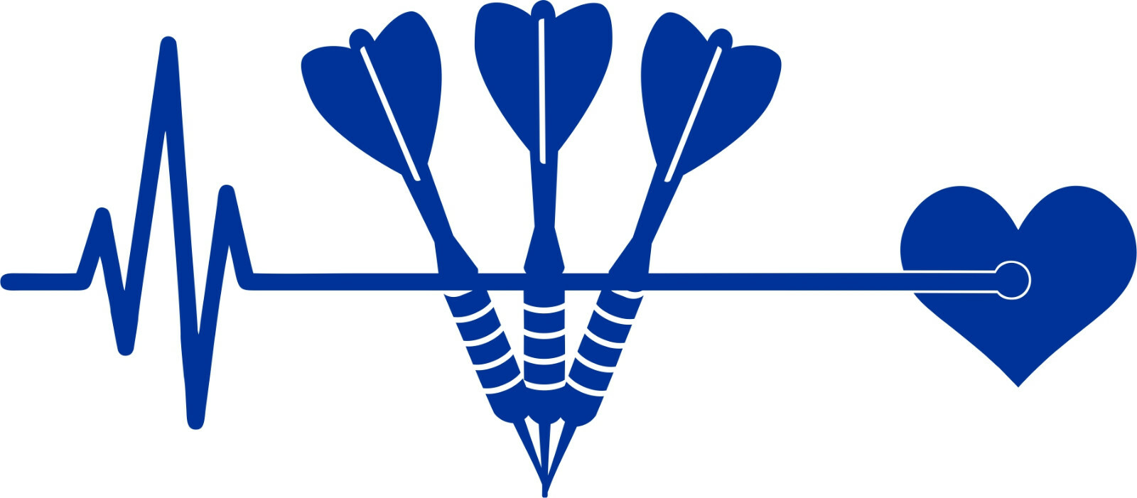 Aufkleber Dart 024 Sticker Autoaufkleber Pfeil Herzschlag Flight Collar Barrel | eBay.de