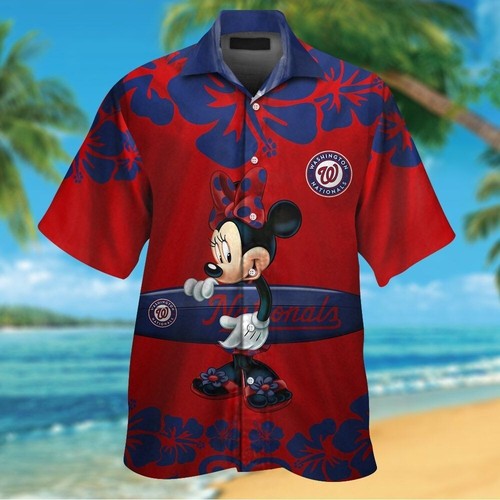 Washington Baseball Team Nationalss Hawaiian Shirt Button Down Unisex ...