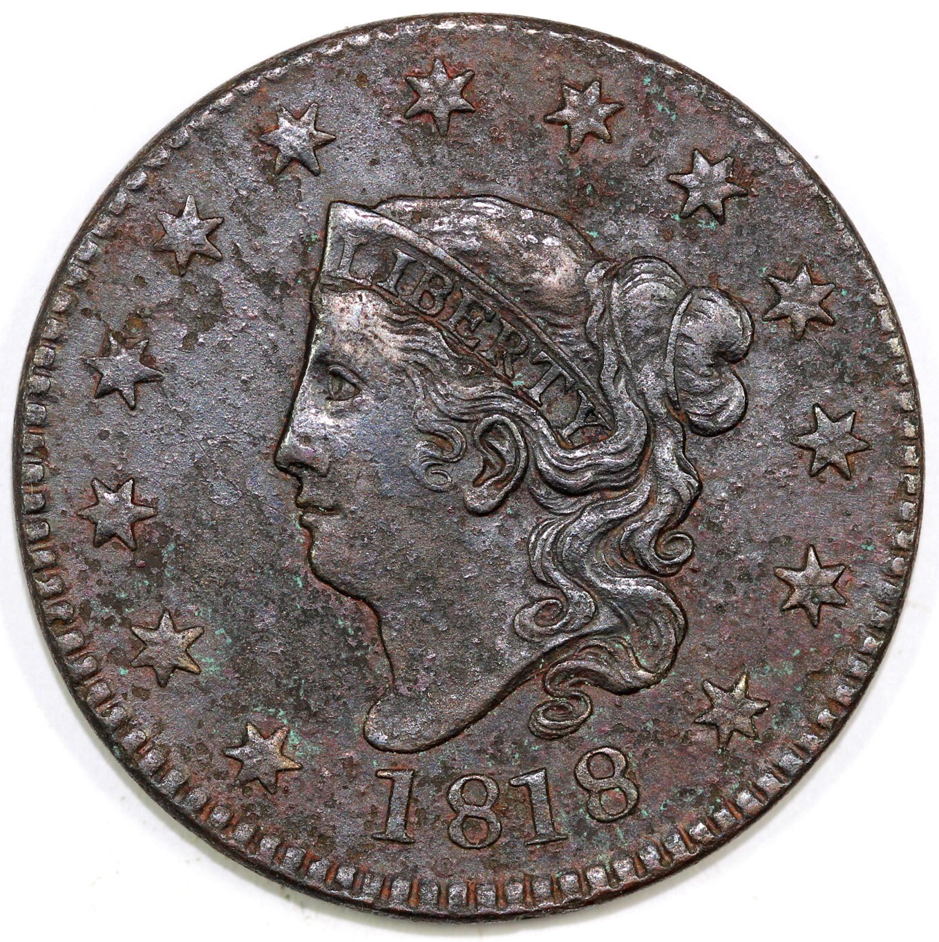 1818 1c N-2 Coronet or Matron Head Large Cent | eBay