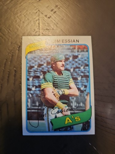 1980 Topps - #341 Jim Essian Oakland Athletics C | eBay