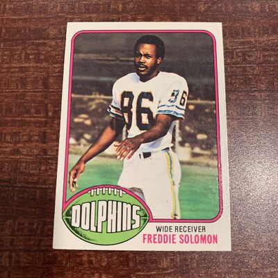1976 Topps Freddie Solomon # 278 Miami Dolphins Football Card NFL | eBay
