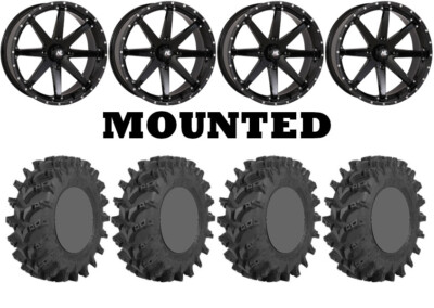 Kit 4 STI Outback Max Tires 36x9-20 on High Lifter HL10 20 Black Wheels ...