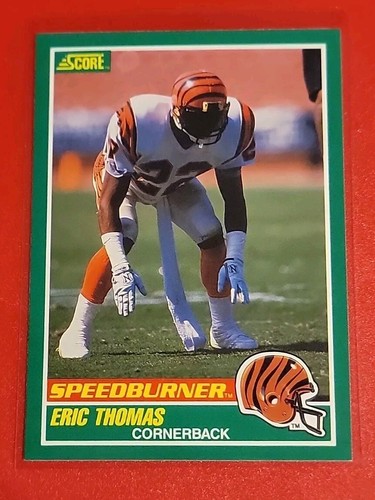 Eric Thomas Cincinnati Bengals 1989 Score Speedburner Card #316 | eBay