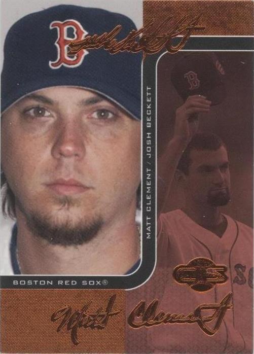 2006 Topps Co-Signers - Changing Faces Josh Beckett, Matt Clement #35-B ...
