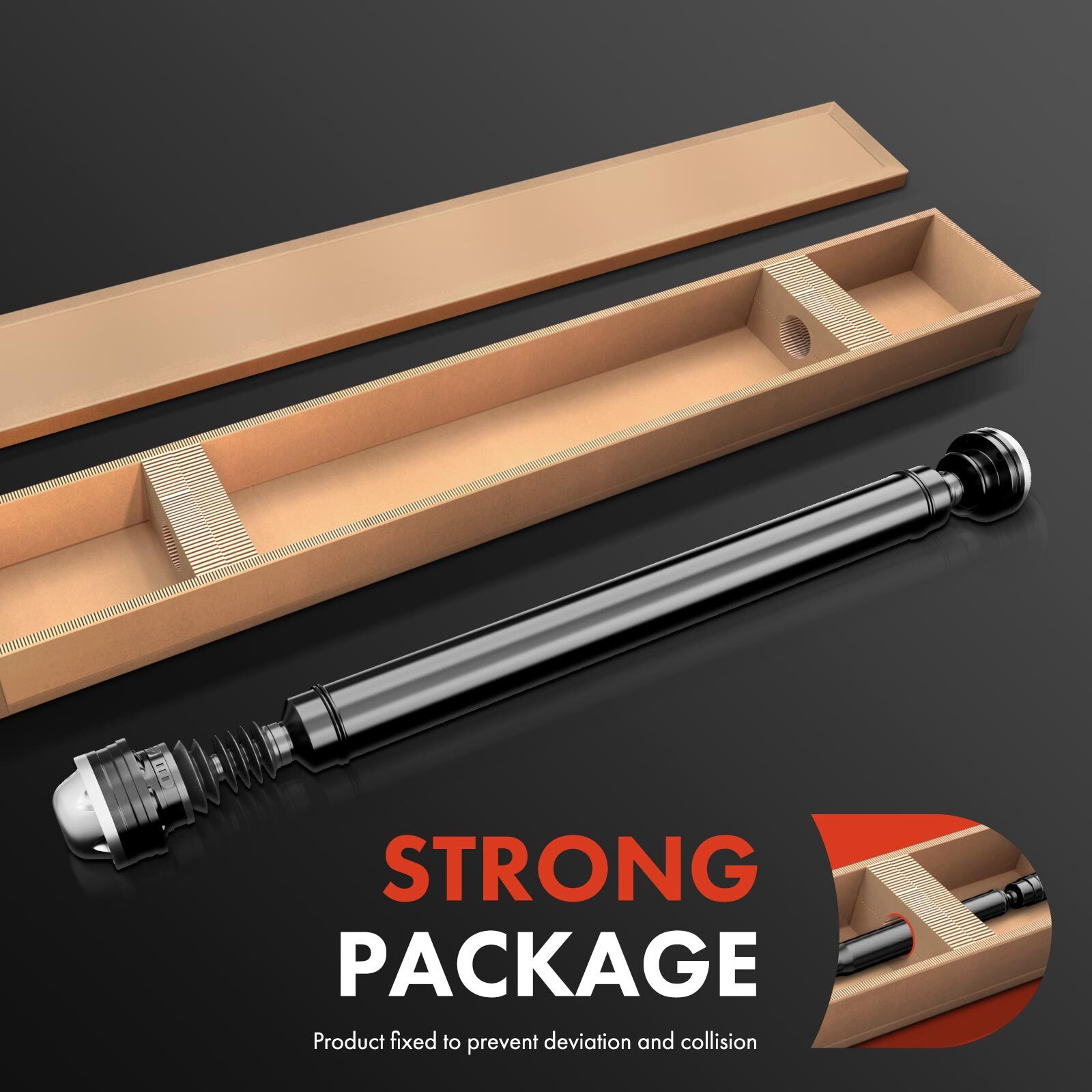 Front Driveshaft Prop Shaft Assembly for Land Rover Discovery Range ...