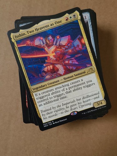 Custom Commander Deck ~ Samurai ~ Isshin, Two Heavens as One ~ EDH MtG ...