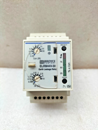 BROYCE CONTROL ELRM44V-30 TYPE-A EARTH LEAKAGE RELAY | eBay