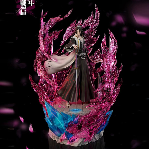 YM Studio BLEACH Kuchiki Byakuya 1/6 Resin Statue Model Collectible LED ...