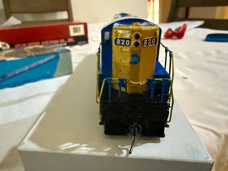 HO SCALE LOCOMOTIVE Atlas GP7 Fantasy LONG ISLAND RAILROAD CUSTOM ...