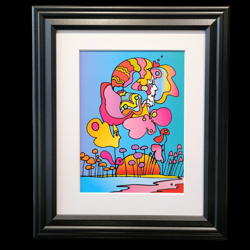 Peter Max Flower Faces Collectible Vintage Pop Art Vintage Offset ...
