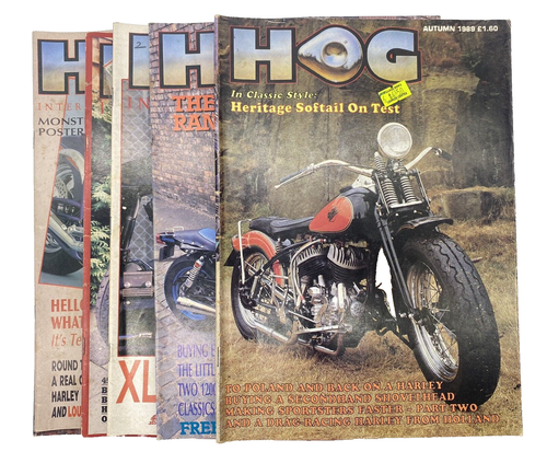 HOG International Biker magazines 1990's Harley Davidson x 6 | eBay ...