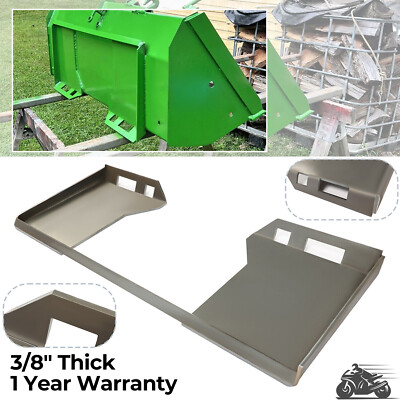 3/8" Quick Tach Attachment Mount Plate Skid Steer For Bobcat Kubota ...