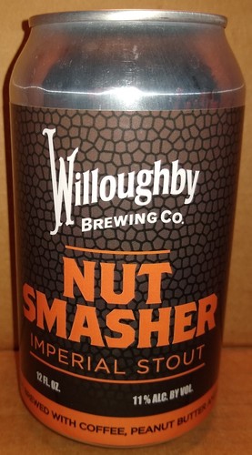 Nut Smasher Imperial Stout 12 oz. beer can Willoughby Brewing Co. | eBay