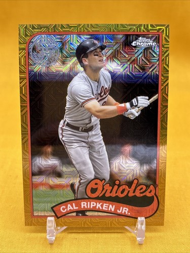 2024 Topps Chrome Cal Ripken Jr ORANGE MOJO PARALELL /50 #T89C-5 | eBay