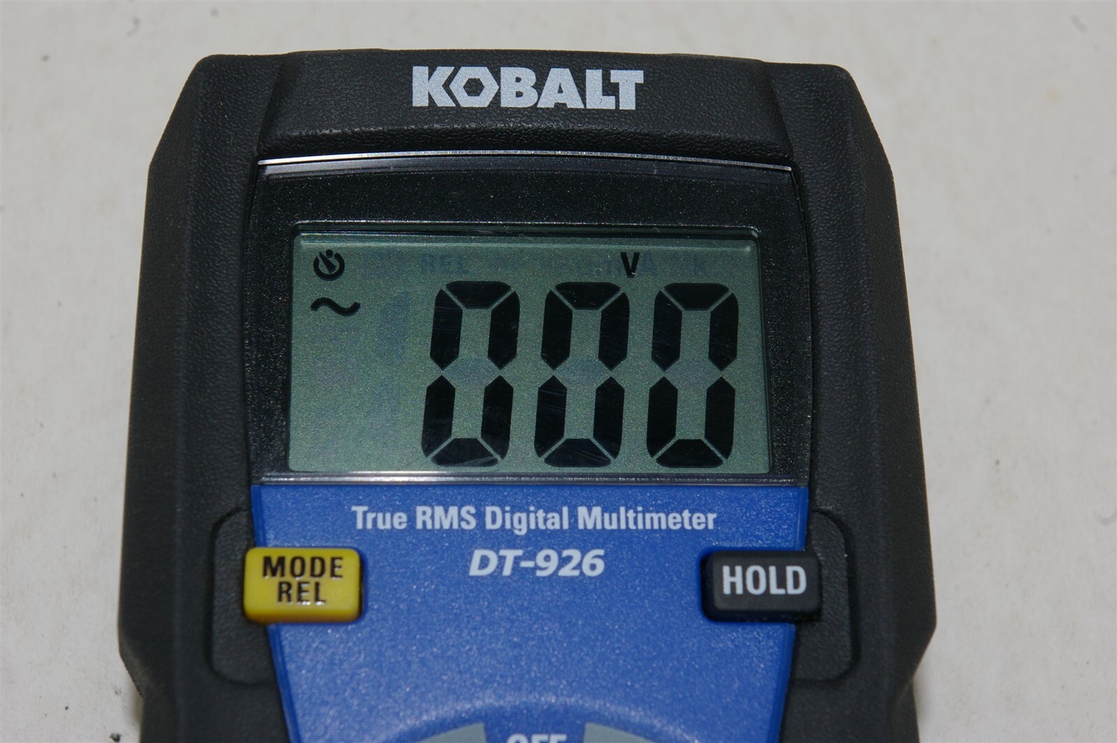 Kobalt DT-926 True RMS CAT III Digital Multimeter w/Leads Blue for sale ...