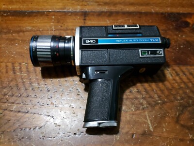 KEYSTONE Reflex Auto Zoom TLX Vintage Movie Film Camera KEYTAR Lens ...