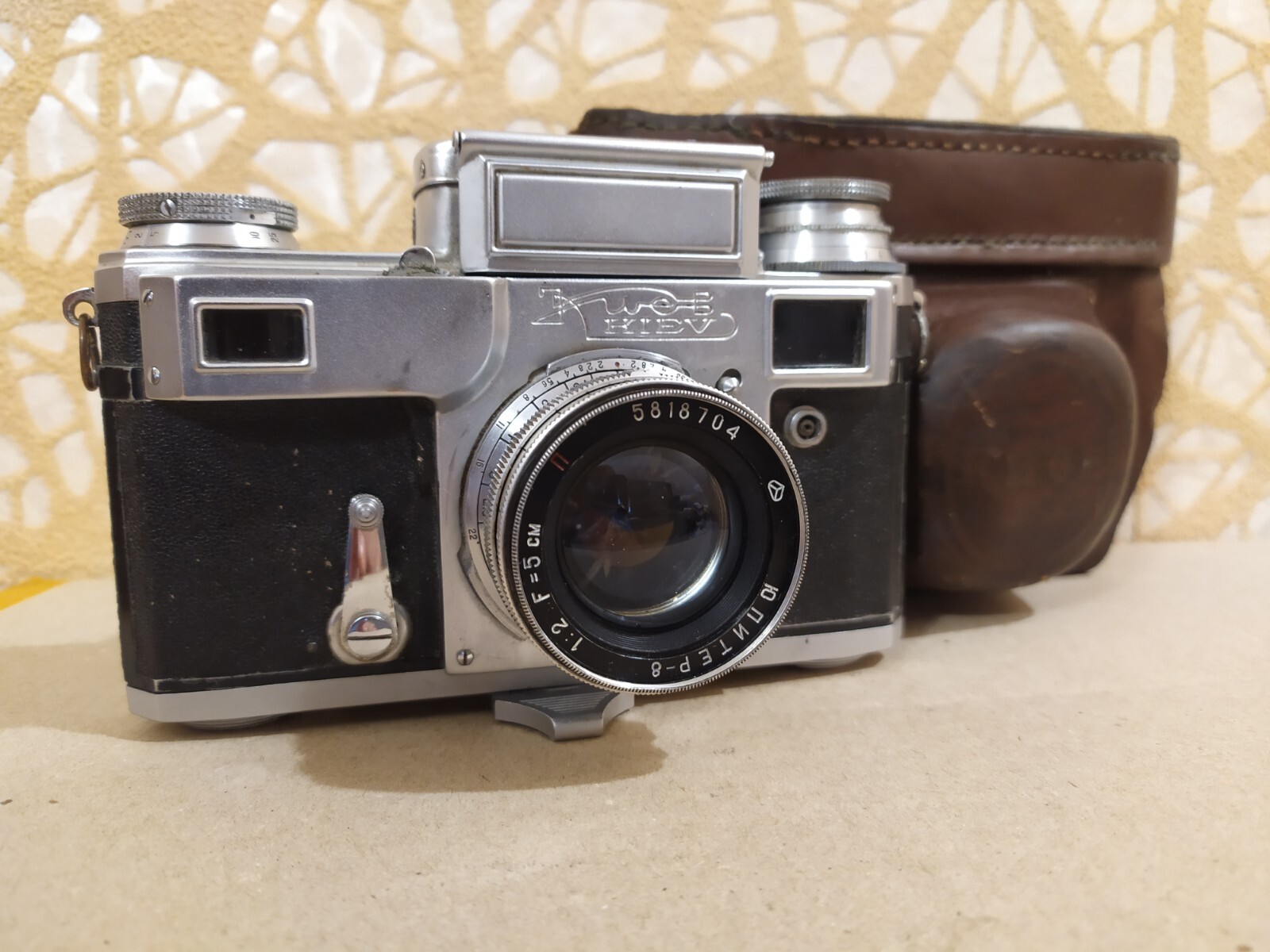 USSR Camera Kiev 3 A Vintage Soviet rangefinder camera #5811952 lens ...